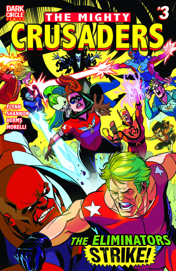 MIGHTY CRUSADERS #3 unlettered preview – THE MIGHTY CRUSADERS NETWORK