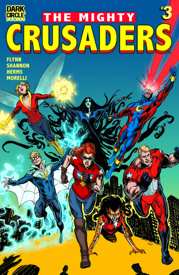 MIGHTY CRUSADERS #3 unlettered preview – THE MIGHTY CRUSADERS NETWORK