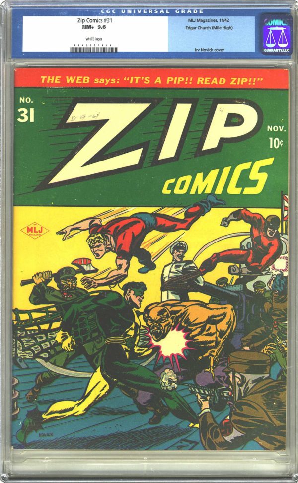 ZIP COMICS #31 – THE MIGHTY CRUSADERS NETWORK